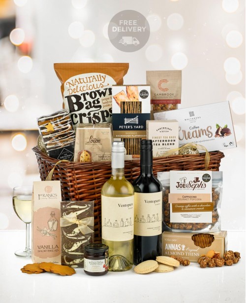 Fireplace Favourites Gift Hamper Basket