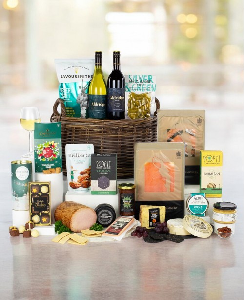 Festive Elegance Party Buffet Basket