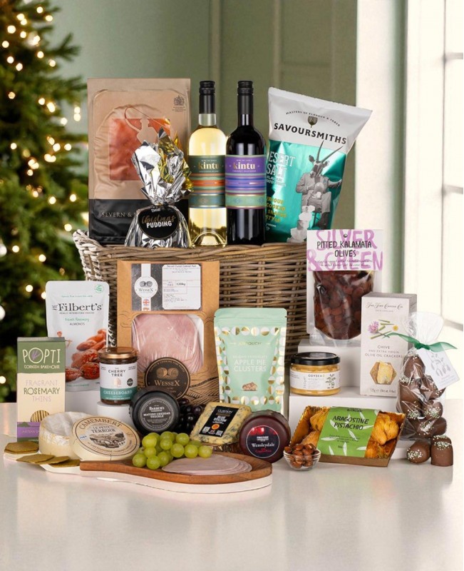 Festive Savoury Gathering Gift Basket