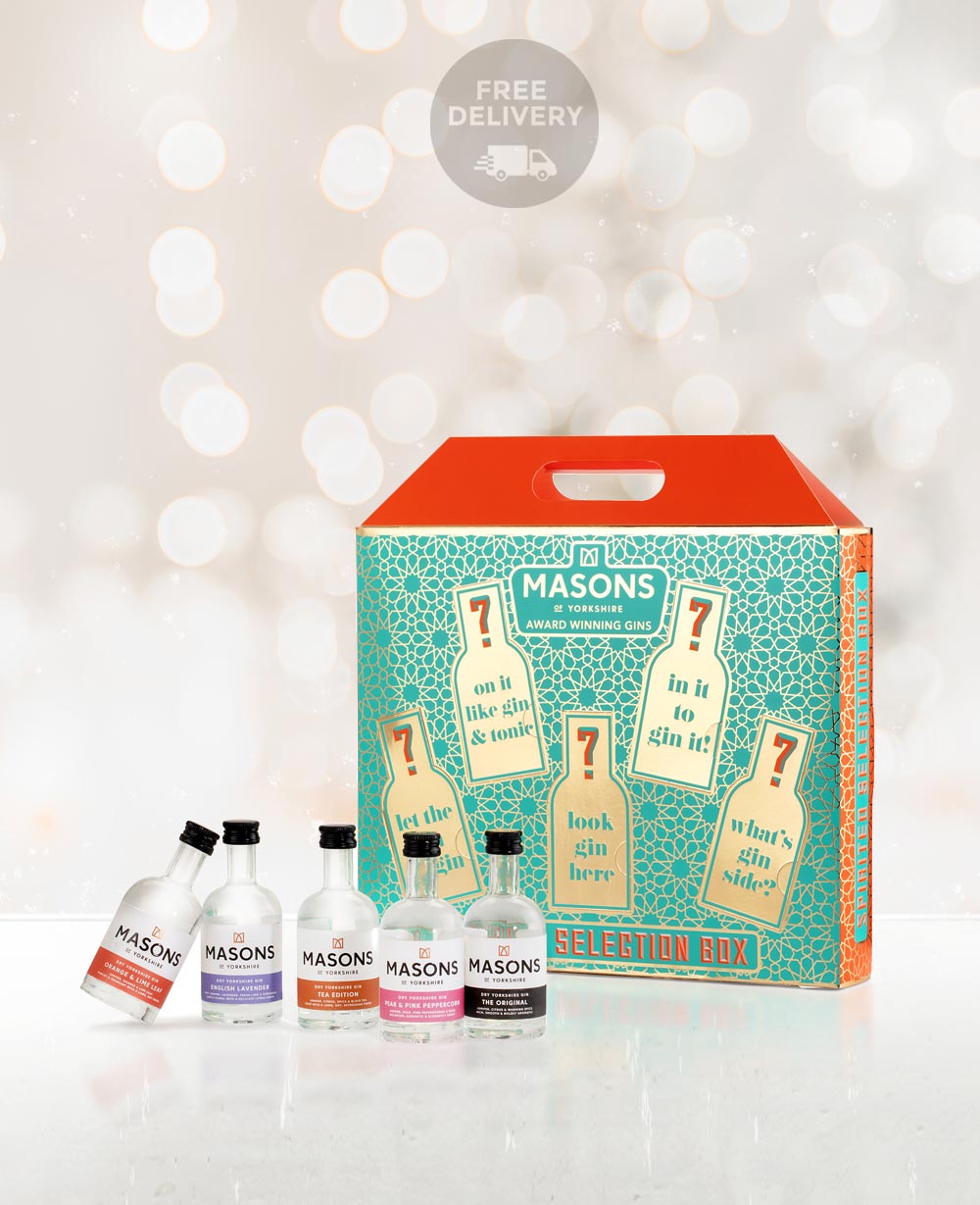Yorkshire Gin Taster Gift Box (Gift Hamper Manchester)