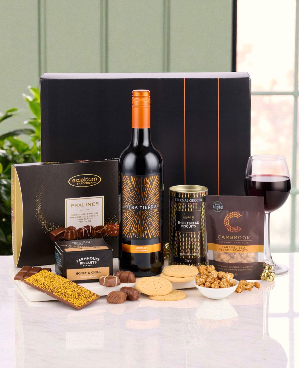 Classic Thank You - Gift Hamper (red wine)