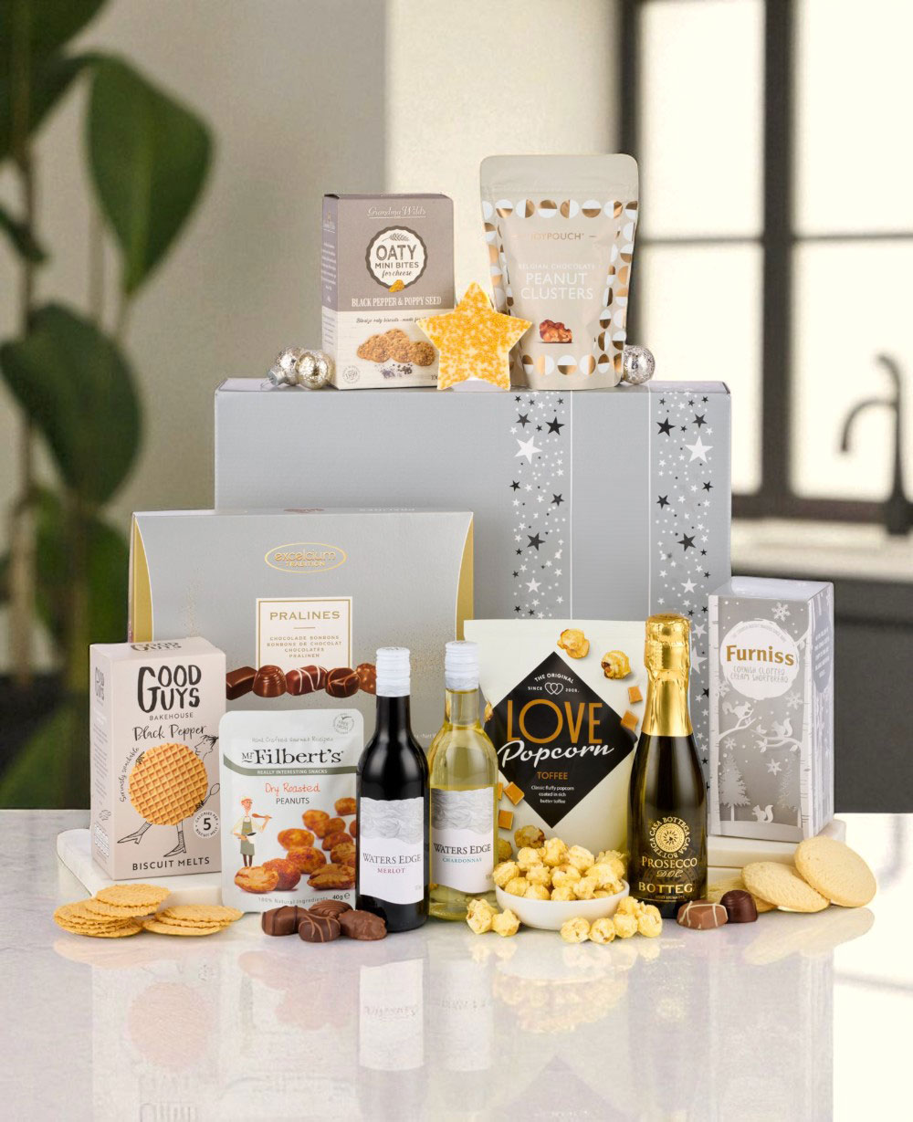 Silver Indulgence Gift Hamper (Gift Hampers Birmingham)
